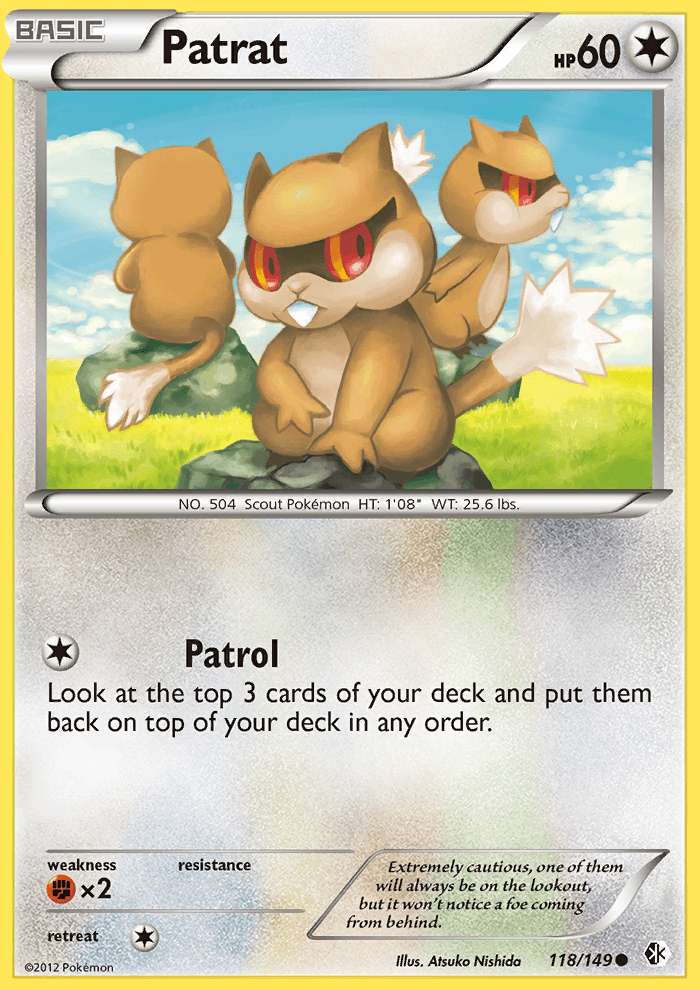 Patrat 118 (Boundaries Crossed 2012) Pokemon Card