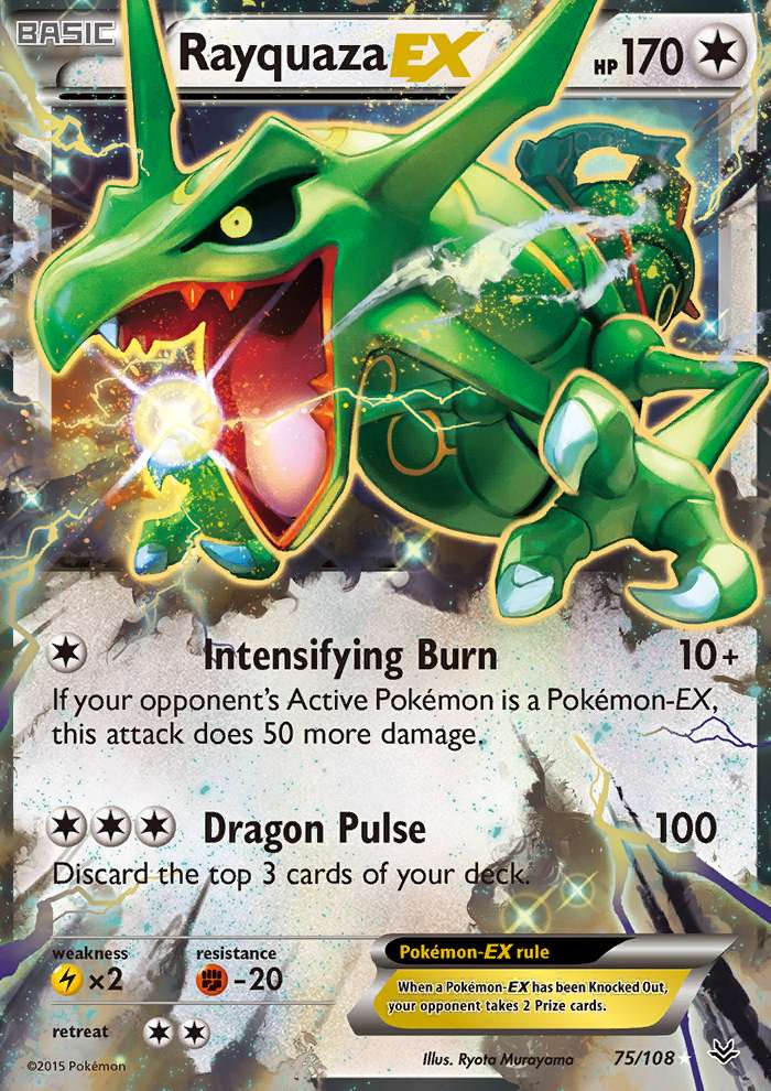 Rayquaza-EX 75 (Roaring Skies 2015) Pokemon Card